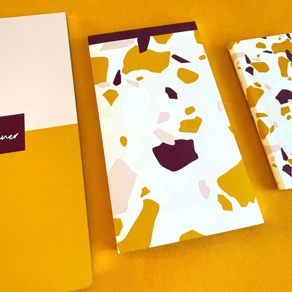 Target | Office | Vibrant Leather Yellow Desk Pad With Matching Planner ...